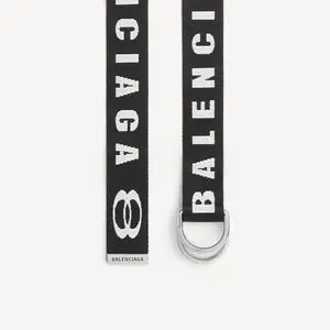 Balenciaga D Ring Belt - Black