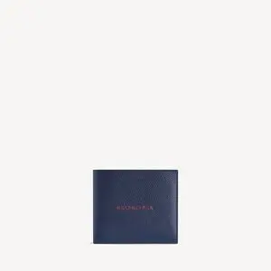 Balenciaga Cash Square Folded Coin Wallet - Blue