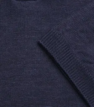 Eleventy Linen Polo Shirt