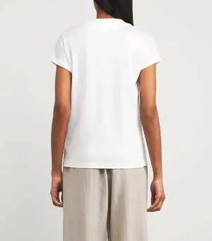 Eleventy Pocket-detail T-shirt - White