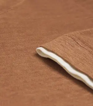 Eleventy X Linen Layered T-shirt