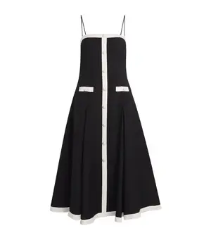 Simkhai Linen-blend Cordelia Midi Dress