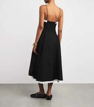 Simkhai Linen-blend Cordelia Midi Dress