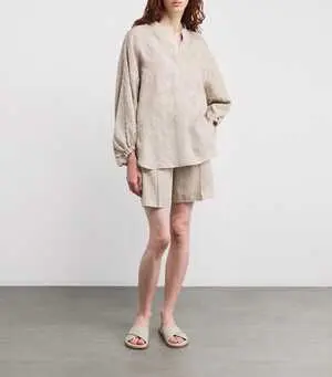 Eleventy Linen Bermuda Shorts