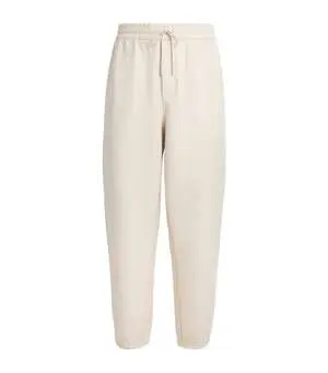 Emporio Armani Logo Drawstring Sweatpants - Beige