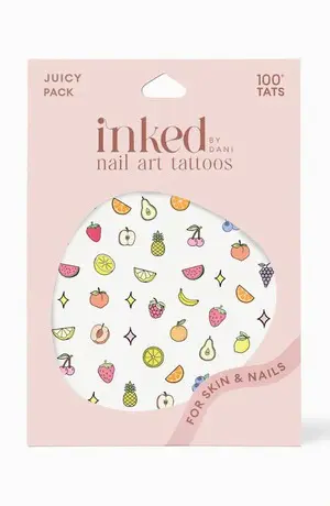 INKED BY DANI Juicy Nail Art Tattoos - Multi