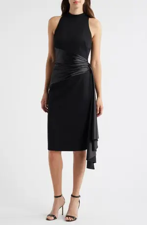 Eliza J Mock Neck Cocktail Dresses