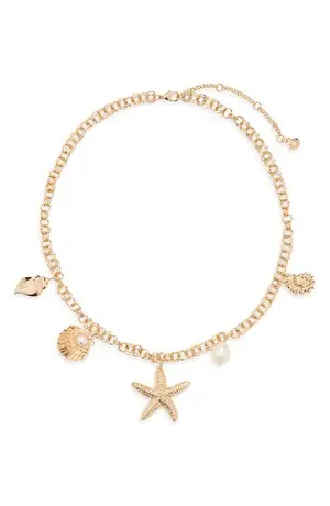 Baublebar Mariam Charm Necklace - Gold