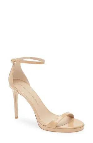 STUART WEITZMAN Nudist Platform Sandal - Adobe