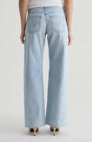 Ag Adria Low Rise Wide Leg Jeans