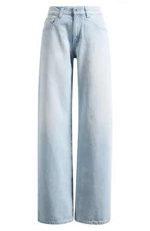 Ag Adria Low Rise Wide Leg Jeans