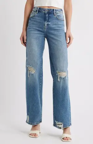 Hidden Jeans Distressed Bottoms For Women