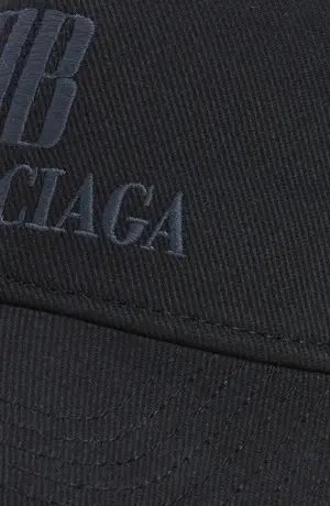 Balenciaga Nano Logo Embroidered Baseball Cap