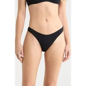 Roxy Haliewa Scoop Front Bikini Bottoms Anthracite