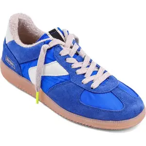 SHU SHOP Sylvia Lace-up Sneakers - Blue Suede