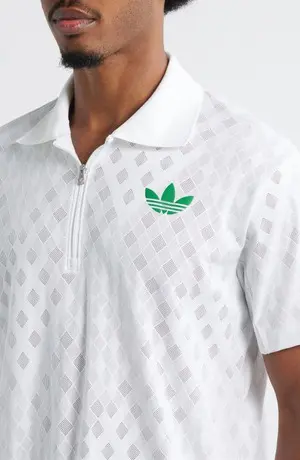 Adidas Pro Quarter Zip Polo