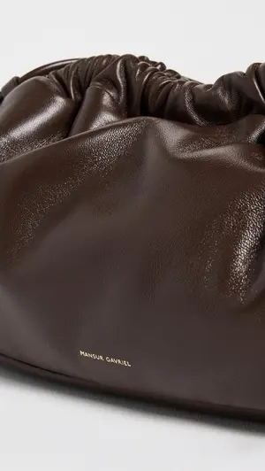 MANSUR GAVRIEL Mini Cloud Clutch - Chocolate