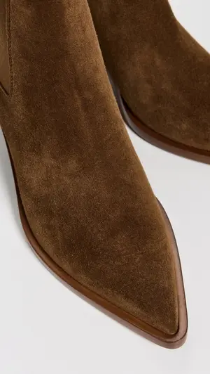 GIANVITO ROSSI Wylie Camoscio Stivale Booties - Texas