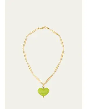 Tohum Design Cuore Heart Pendant Necklace Gold