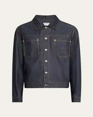 Bottega Veneta Denim Shirt Jacket - Indigo