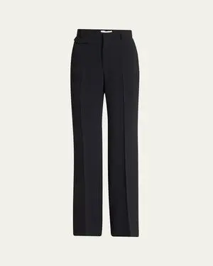 Chloé Soft Crepe Wide-leg Pants
