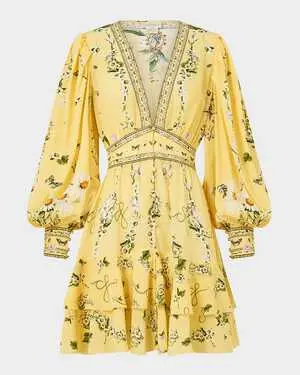 Camilla Daisy Chains Button-front Frill Dress - Daisy Chains
