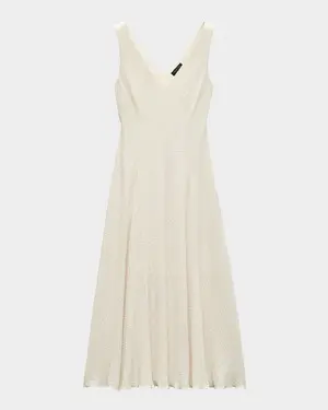 Rag & Bone Lou V-neck Midi Dress