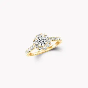 Graff Icon Round Diamond Engagement Ring - Yellow Gold
