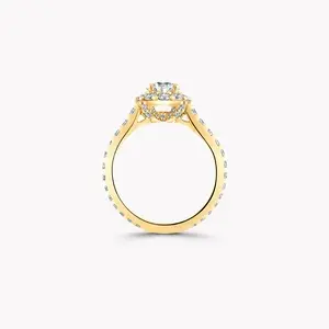 Graff Icon Round Diamond Engagement Ring - Yellow Gold