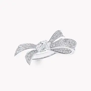 Graff Tilda's Bow Diamond Ring - White Gold
