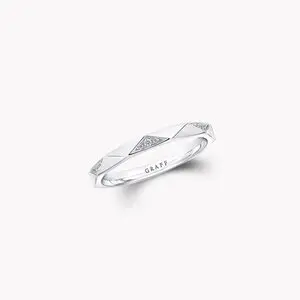 Graff Laurence Signature Diamond Wedding Band - White Gold