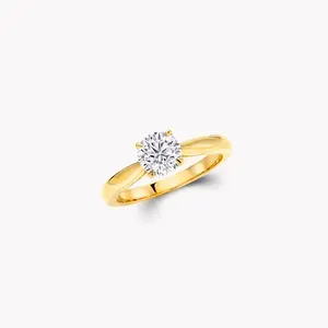 Graff Paragon Round Diamond Engagement Ring - Yellow Gold
