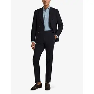 REISS Draper Cutaway-collar Regular-fit Cotton Shirt
