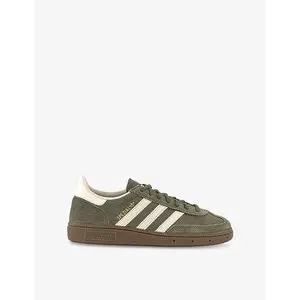 Adidas Handball Spezial Suede Trainers - Olive Strata Cream White