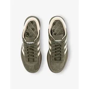 Adidas Handball Spezial Suede Trainers - Olive Strata Cream White