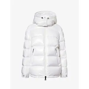 Moncler Maire Hooded Shell-down Jacket - White