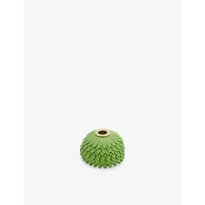 Loewe Flower Dice Leather And Brass Charm