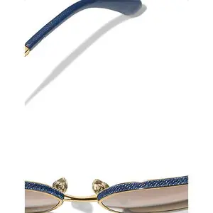 Chanel Ch4288q Square-frame Metal Sunglasses
