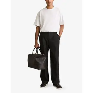 REISS Tate Relaxed-fit Short-sleeve Cotton T-shirt - White