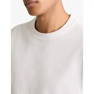 REISS Tate Relaxed-fit Short-sleeve Cotton T-shirt - White