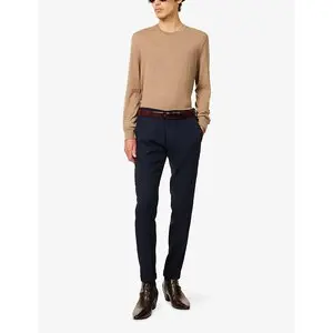 TOM FORD Long-sleeve Crew-neck Wool Jumper - Honey