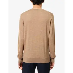 TOM FORD Long-sleeve Crew-neck Wool Jumper - Honey