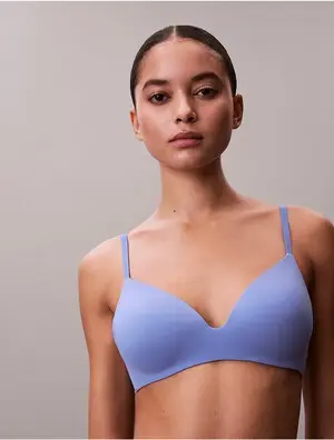 Calvin Klein Perfectly Fit Wirefree T-shirt Bra - Blue Tulip