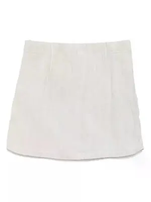 JAMES PERSE Linen Blend Utility Skirt - Grey