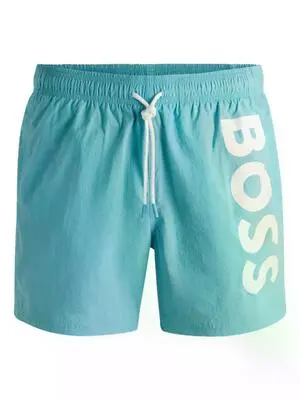 BOSS Logo Swim Shorts - Blue