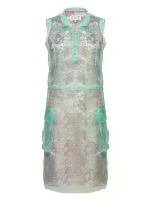 MAISON MARGIELA Layered Mini Dress - Grey