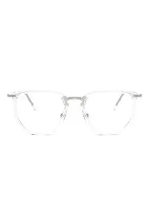 Ray-ban Round-frame Glasses - White