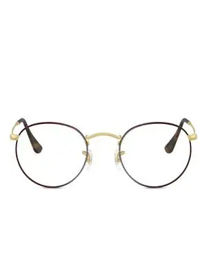 Ray-ban Round Gold Glasses