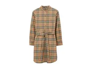 Burberry Check Knee-length Cotton Dress