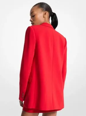 Michael Kors Crepe Blazer - Red